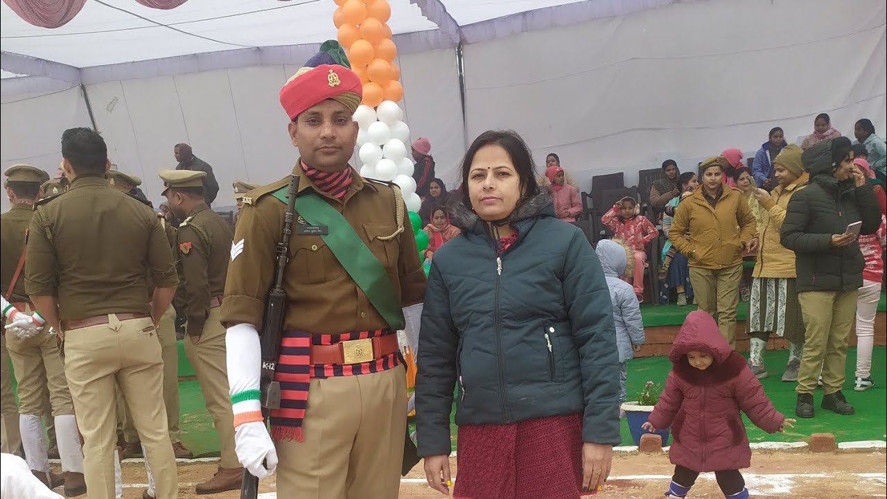 Republic day Pared| Police line Raebareli me Republic day celebration ...