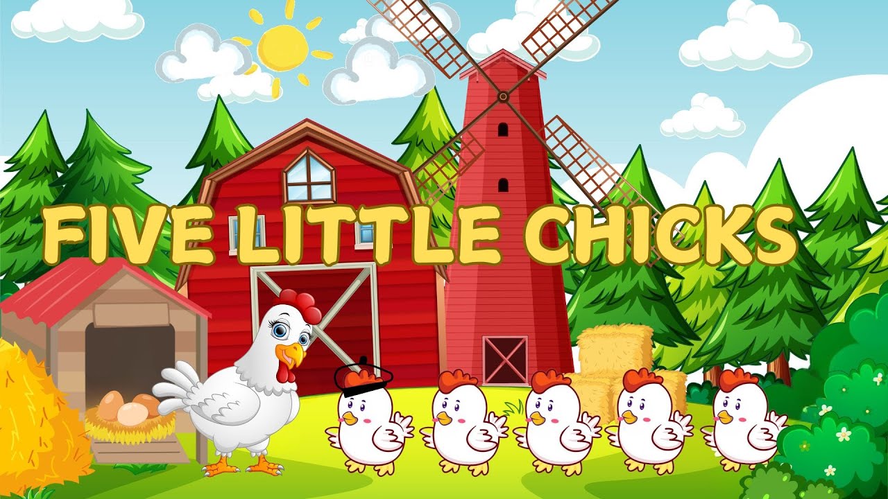 Five Little Chicks 🐥 Nursery Rhymes & Kids Songs 🎶 Super Simple Song! 🐣 ...
