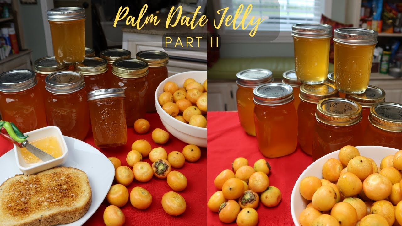 Palm Date Jelly Part II #tongueslappinggood#mouthwateringdelicious# ...
