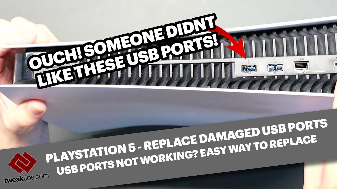 PlayStation 5 Faulty USB Port - How to replace a faulty USB Port on a ...