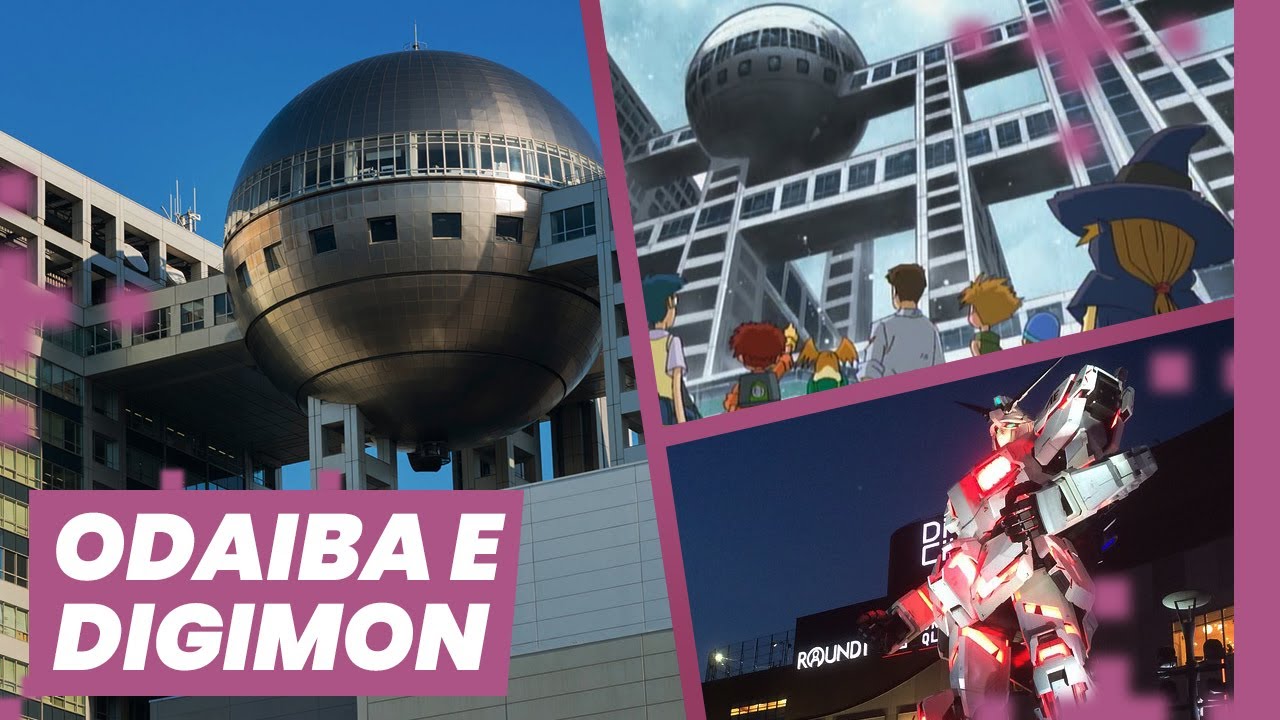 ODAIBA, DIGIMON e GUNDAM! | Mikannn no Japão #06 - YouTube