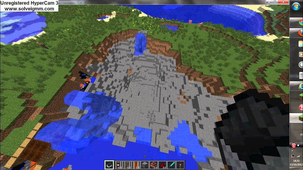 explosion d'un village minecraft - YouTube