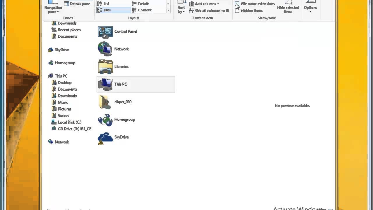 Windows 8 Explorer Part 2 - YouTube