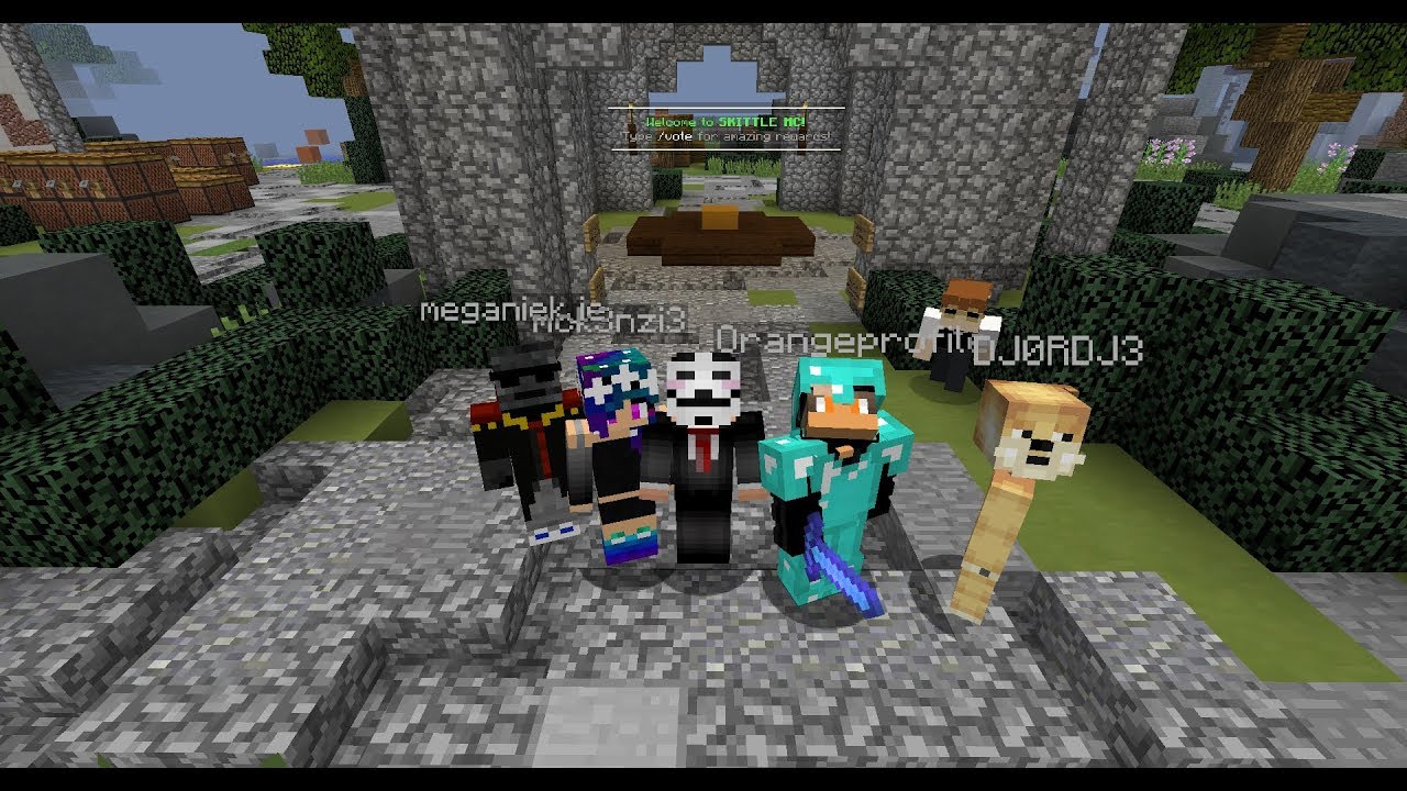 AND ANOTHER SKITTLEMC LIVE STREAM?!?! | SkittleMC Minecraft #2 - YouTube