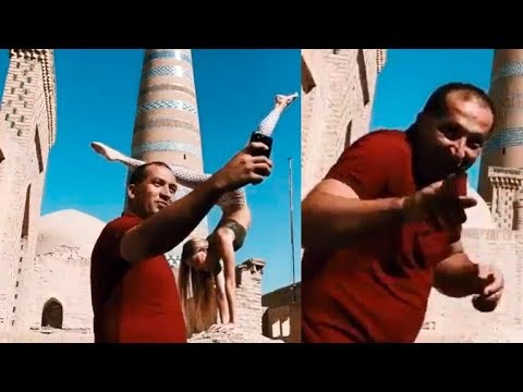 O'ZBEK VA YARIM YALANG'OCH QIZ XIVADA/ YANGI TELEGRAM PRIKOLLAR #287 UZBEK PRIKOL