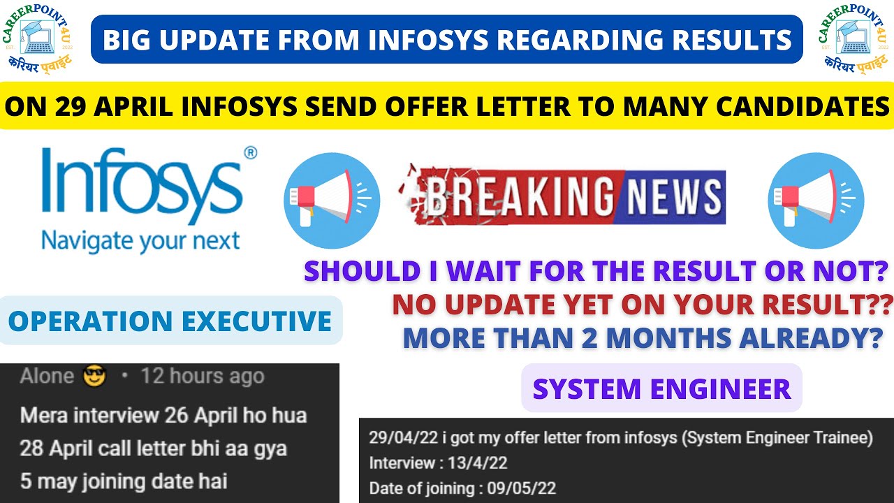 Big Update From Infosys | Got Offer Letter in just 1 Day of interview ...