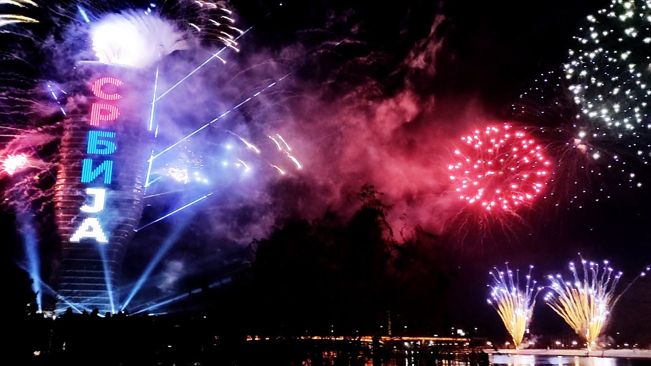 Vatromet Kula Beograd - Srpska Nova Godina 2024 - Beograd Na Vodi - YouTube