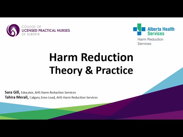 Harm Reduction Theory