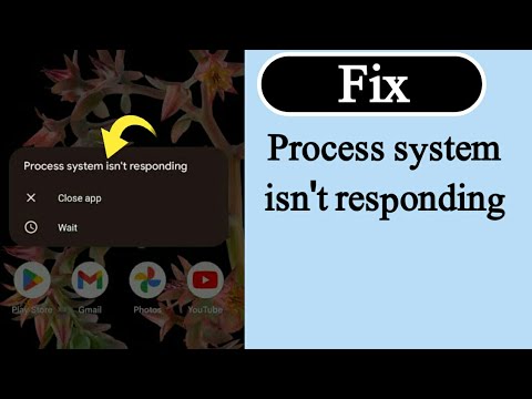 How to fix process system isn't responding problem - YouTube