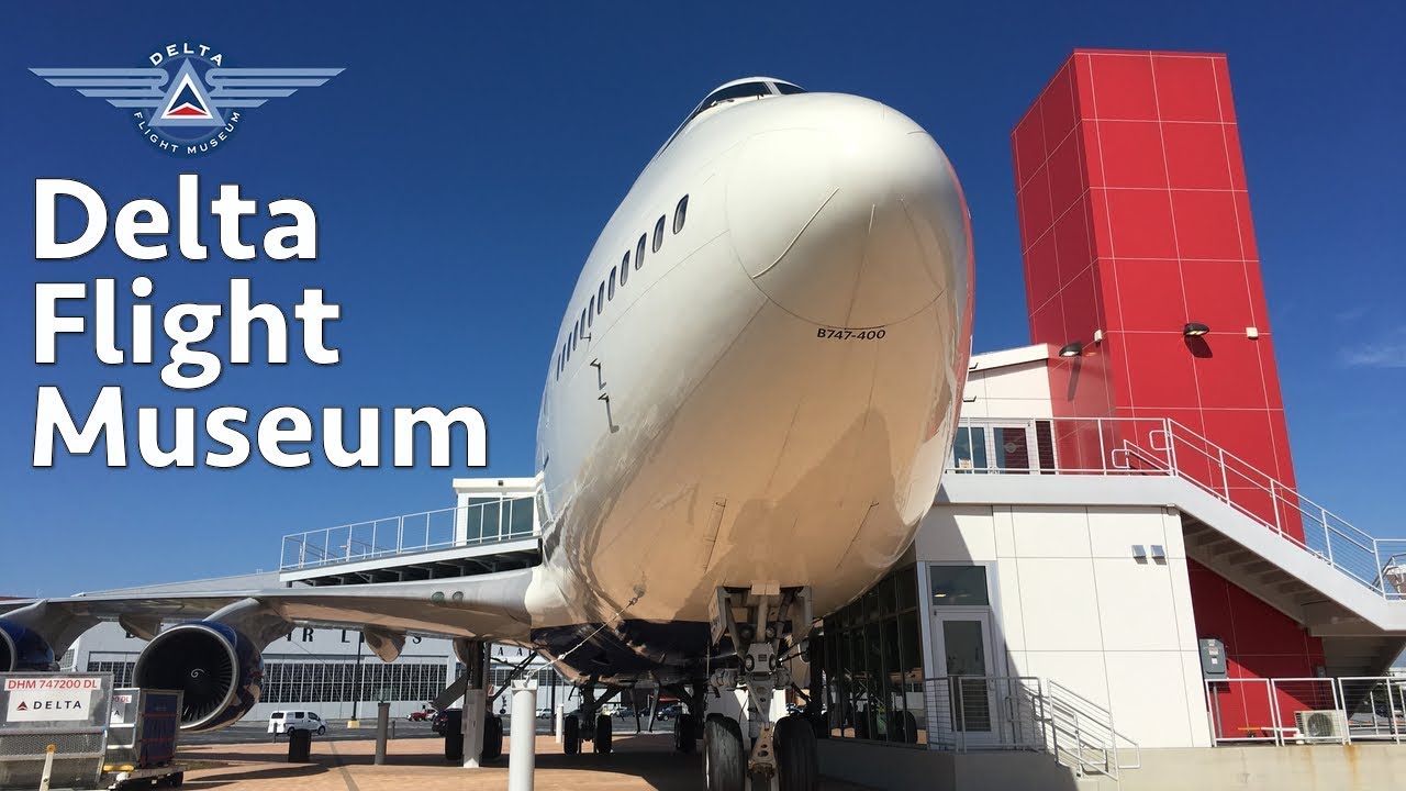 Delta Flight Museum Quick Tour | 747 Experience, 737-200 flight ...