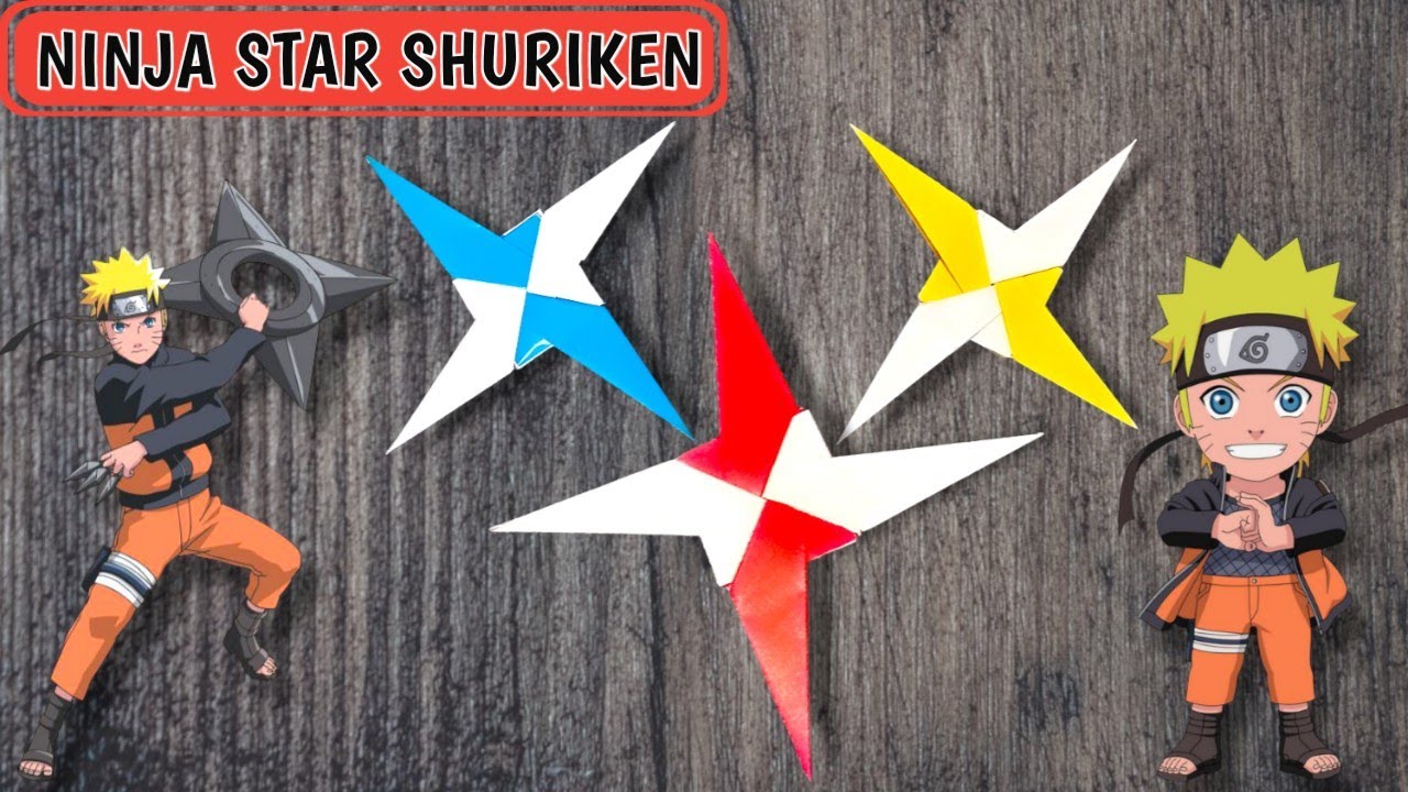 Origami Ninja Star | Origami Shuriken | easy origami | Tutorial Origami ...