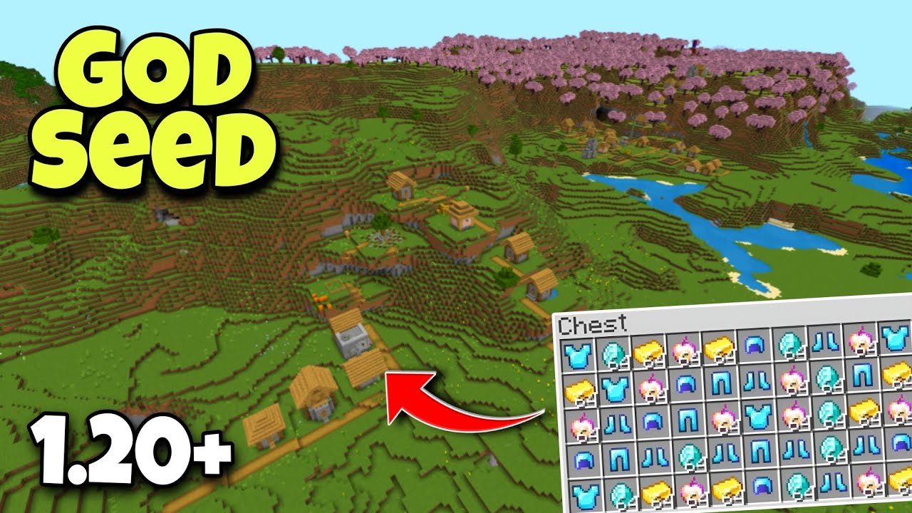 🔥(GOD SEED) Minecraft Bedrock & Pocket Edition | Seed Minecraft 1.20 ...