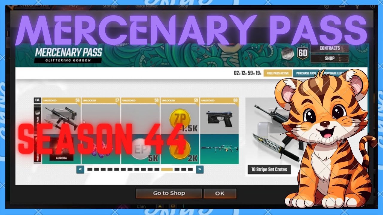 CrossFire West l Claiming Rewards Mercenary Pass Season 44 & Opening ...