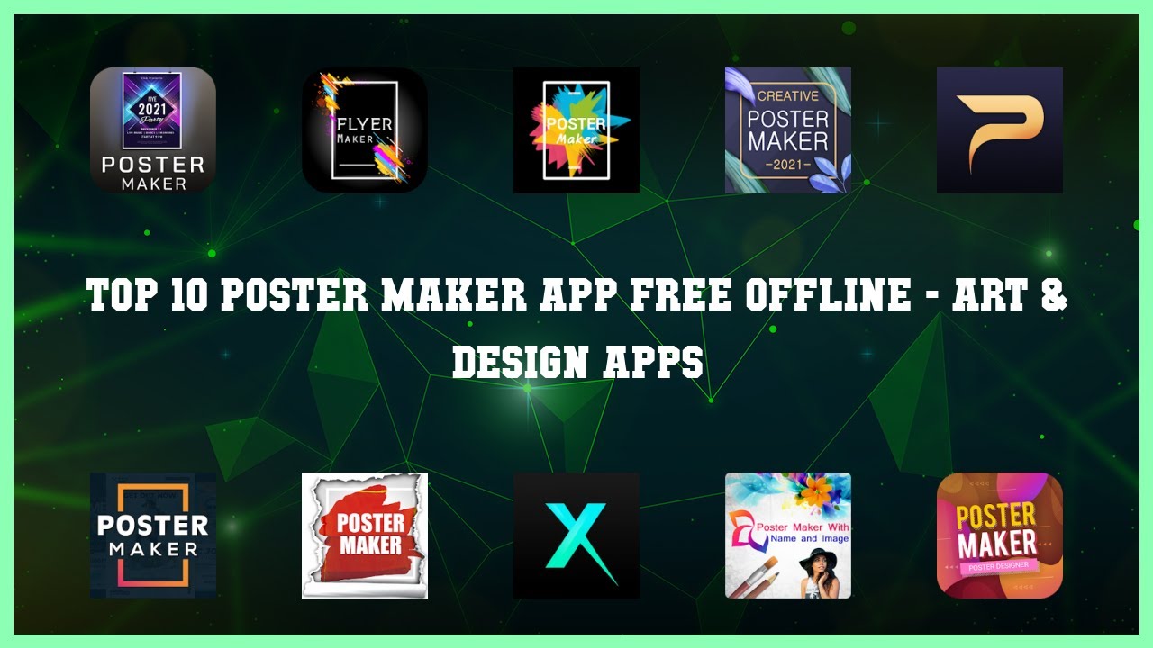 Top 10 Poster Maker App Free Offline Android Apps - YouTube