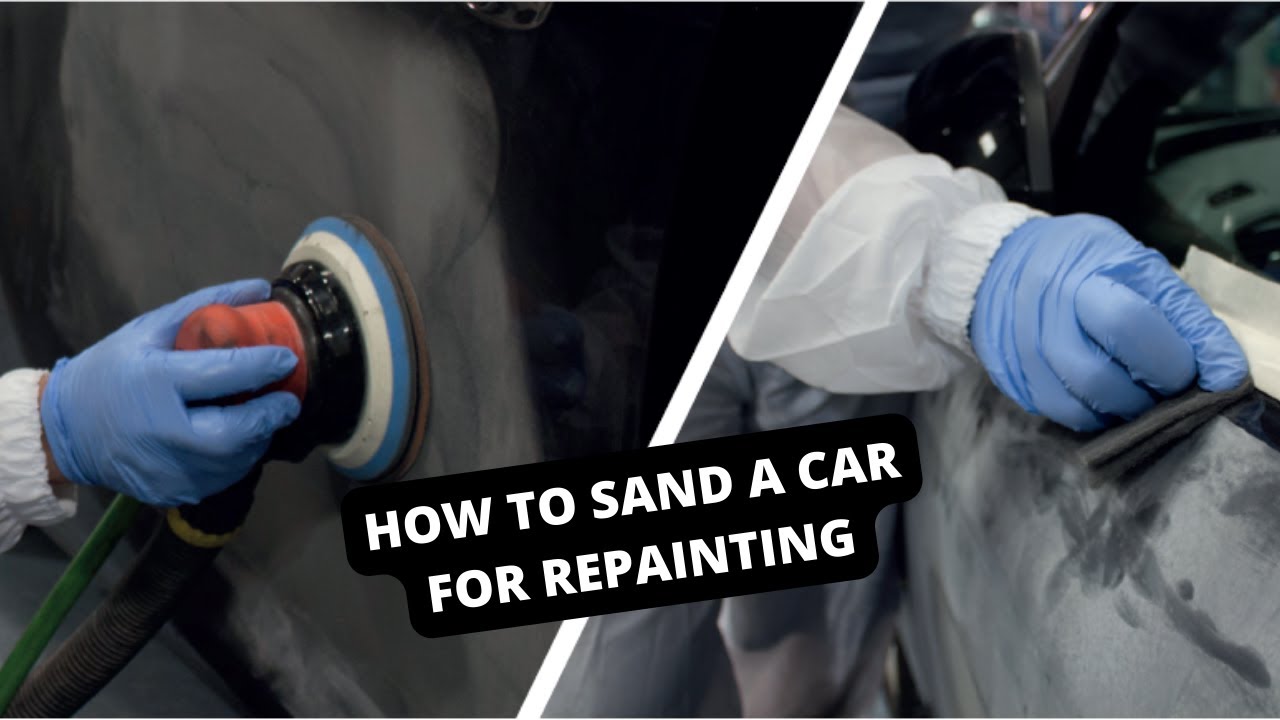 How to Sand a Car for Repainting by hand - YouTube