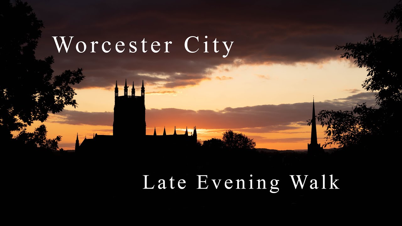 Worcester Evening Walk - YouTube