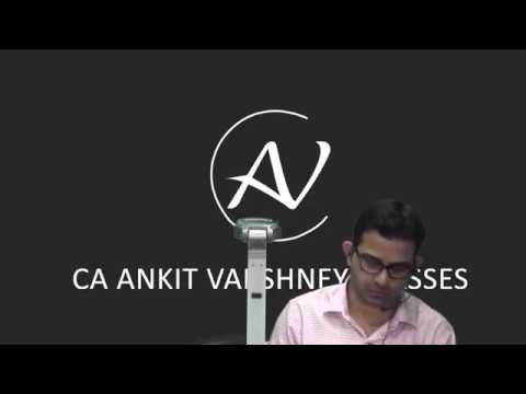 CA/CMA/CS-Inter/Executive GST by CA Ankit Varshney Class 1 - YouTube