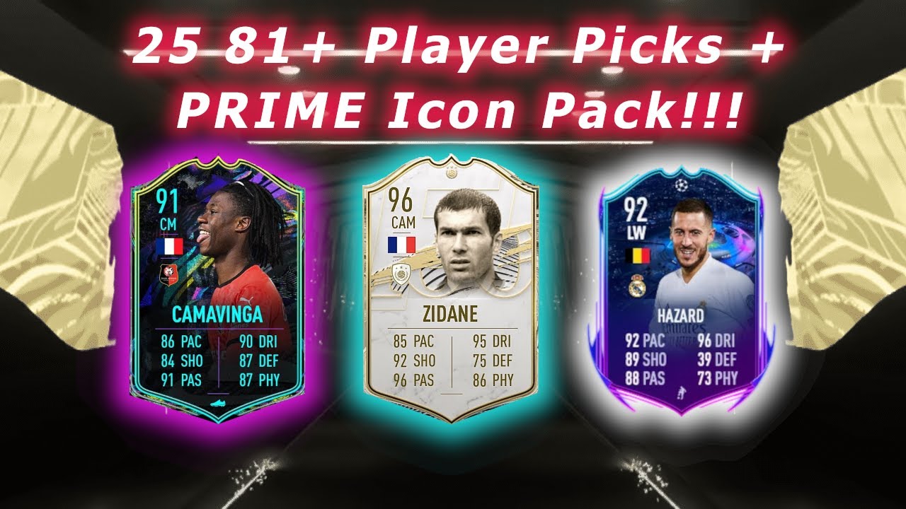 Prime Icon Pack!! + 81 Player Pick Packs!! - YouTube