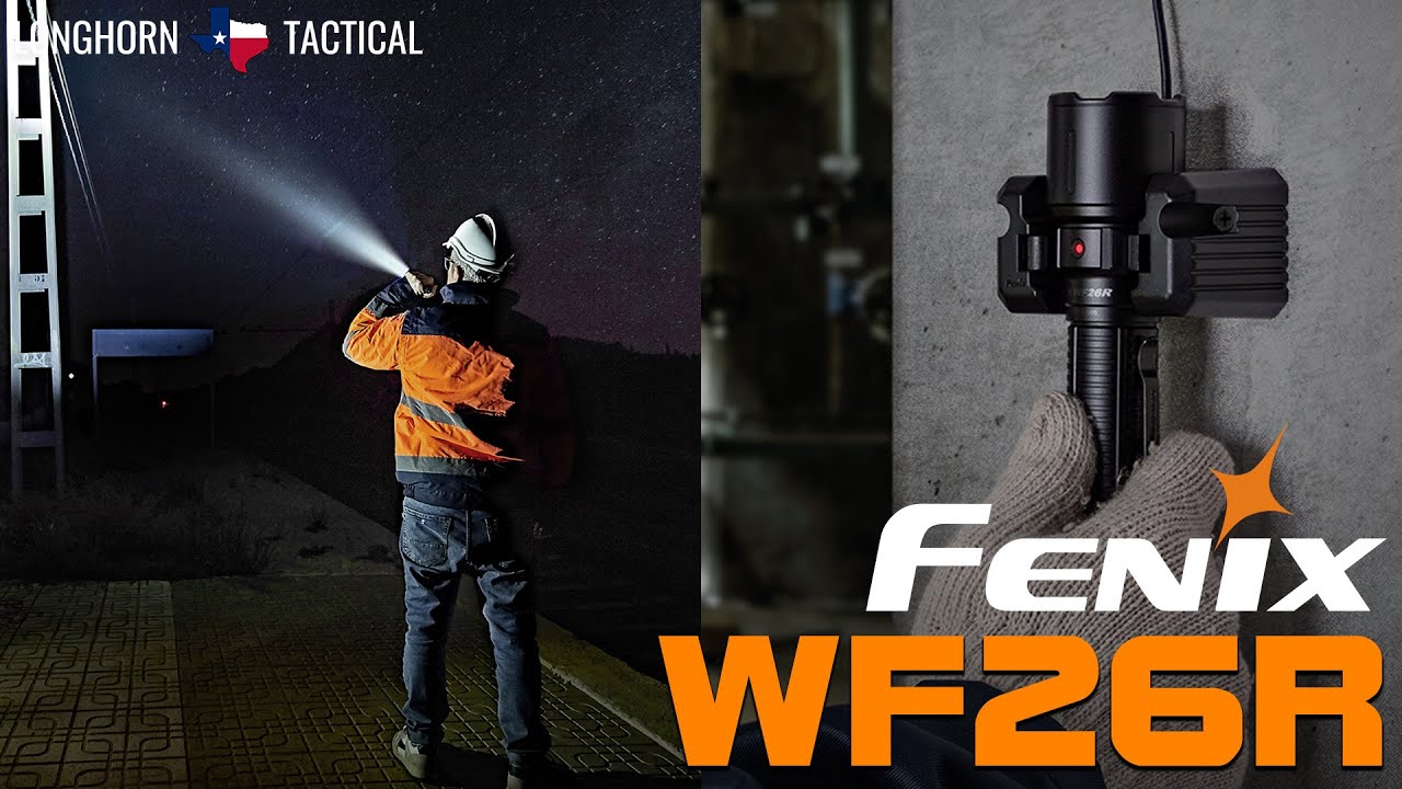 Fenix WF26R 3000 Lumen Police Flashlight with Charging Cradle - YouTube