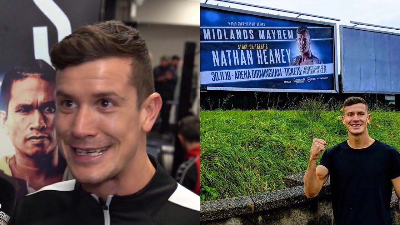 “I’M ON A BILLBOARD IN STOKE!!” | Unbeaten Middleweight Nathan Heaney ...