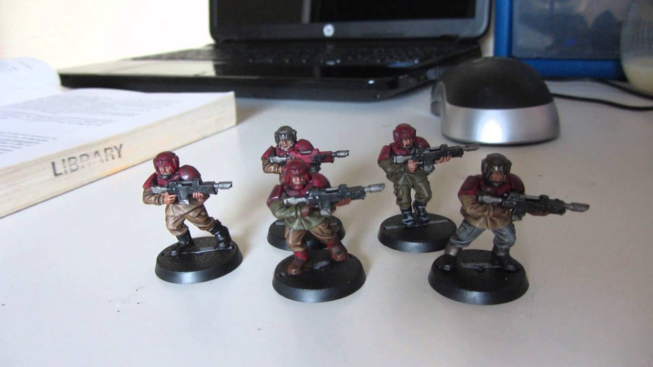 Warhammer 40k - renegade militia part 1, so it begins! - YouTube