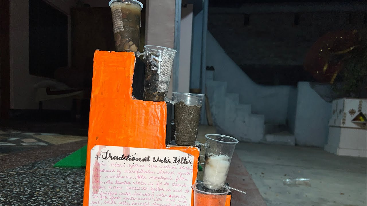 Traditional water filter project - YouTube