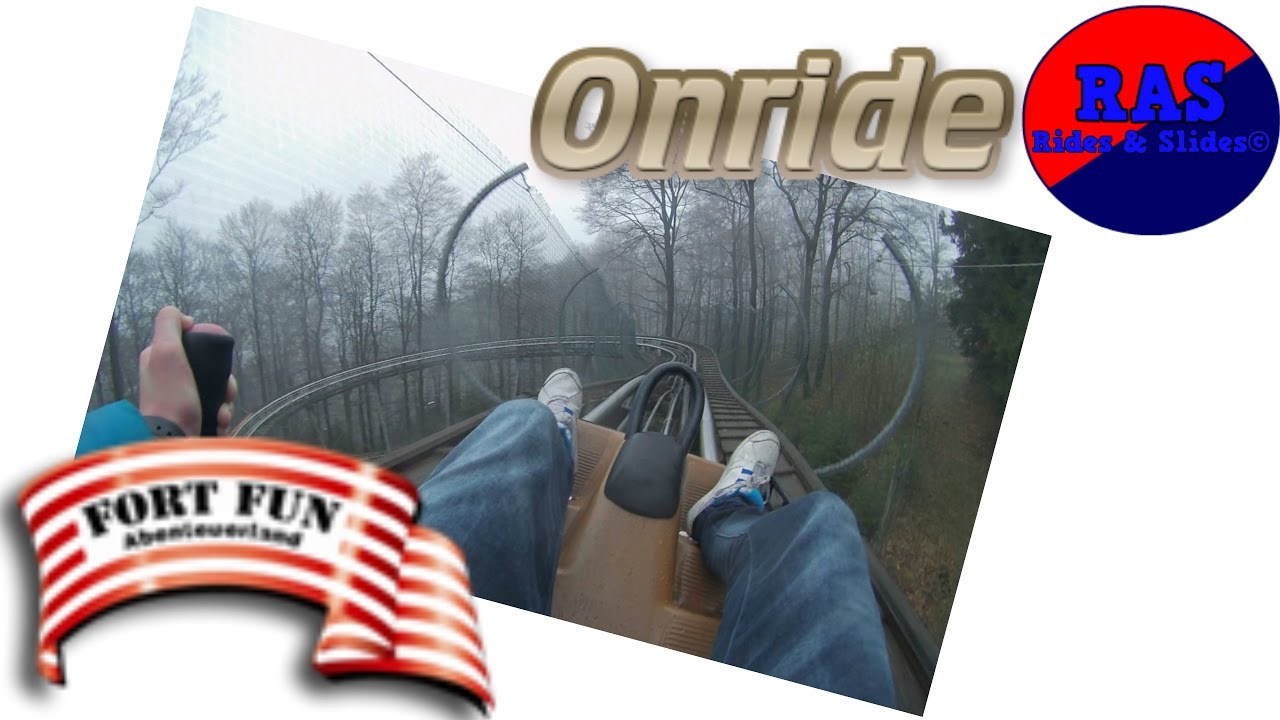 Trapper Slider Fort Fun Onride - YouTube