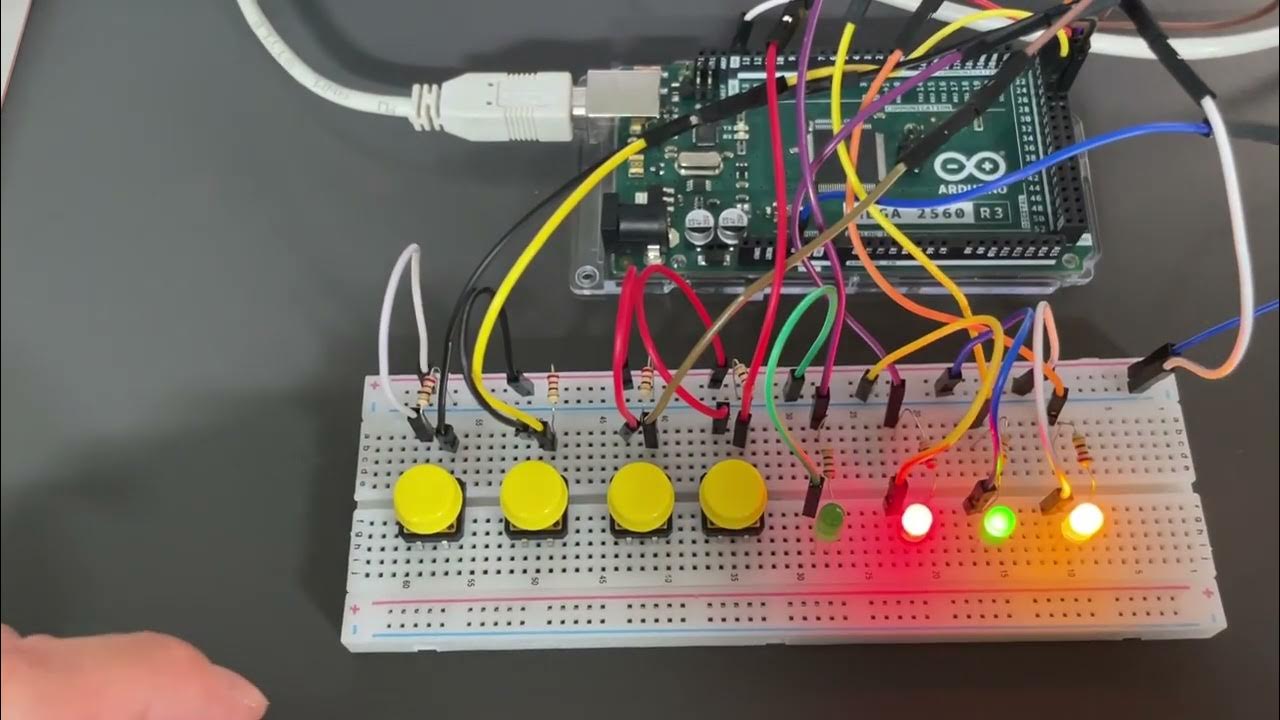 [Atmega2560] CH.31 실험 6 (LED) - YouTube