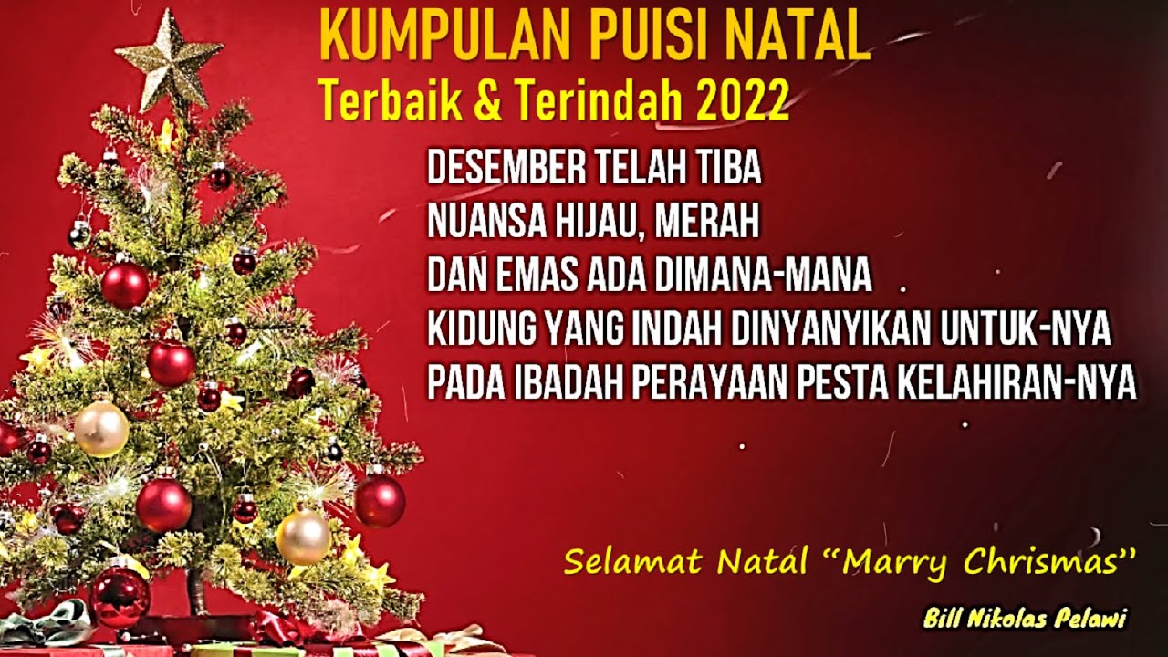 PUISI NATAL - YouTube
