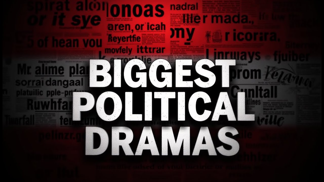 Weekly Wrap-Up: Biggest Political Drama Stories in History - YouTube