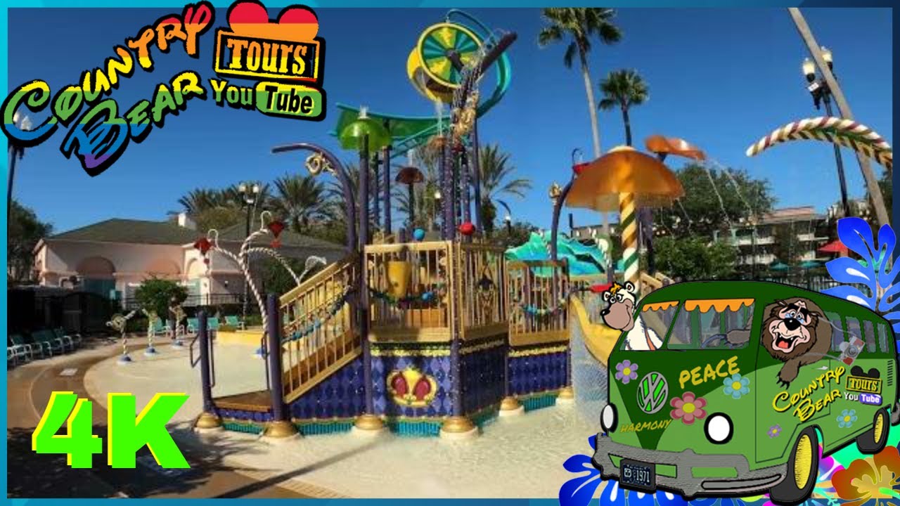 Disney's Port Orleans French Quarters New Aquatic Play Area at Doubloon ...