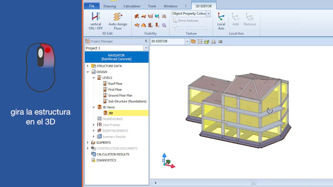 Tutorial de EdiLus - Zoom, Pan y rotación 3D (orbita) - ACCA software - YouTube