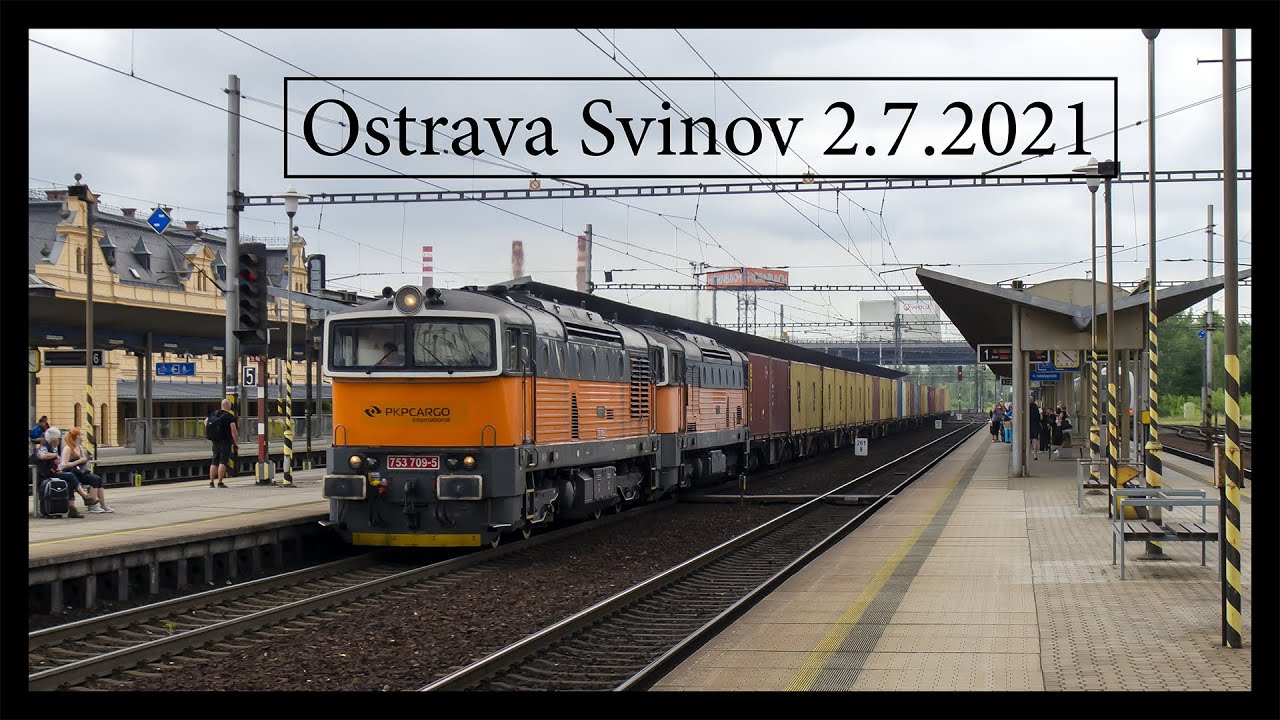 Vlaky Ostrava Svinov 2.7.2021 - YouTube
