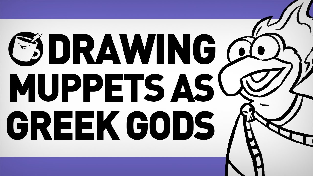 Drawing Muppets As Greek Gods - YouTube