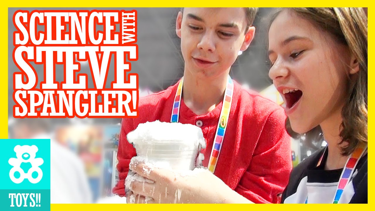 SCIENCE WITH STEVE SPANGLER! | Insta-Snow & Mentos Geyser | KITTIESMAMA ...