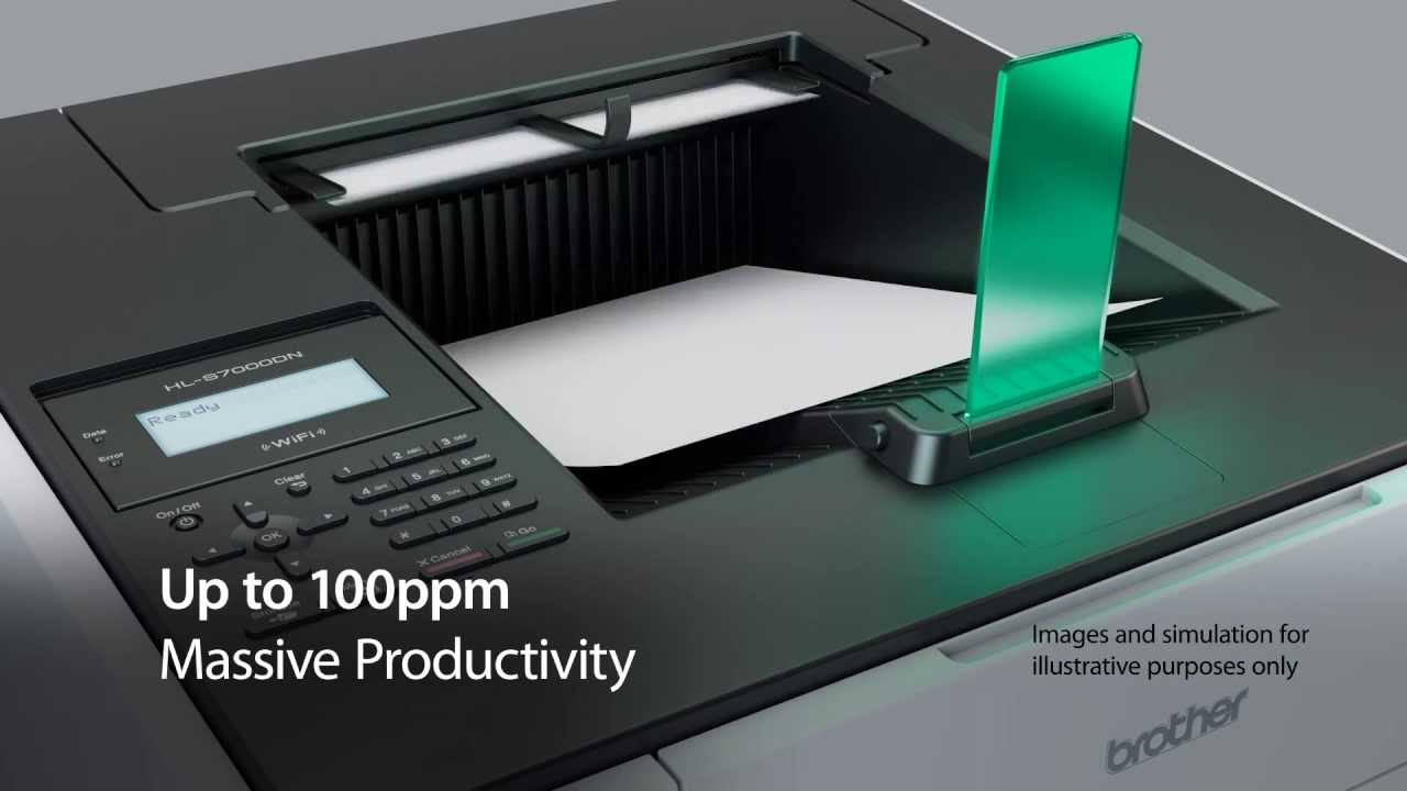 Brother HL-S7000DN - Ultra High Speed Workgroup Printer - 100ppm - YouTube