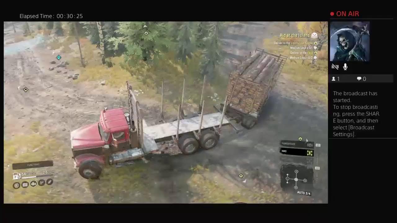 Snowrunner Logging (Short stream) - YouTube