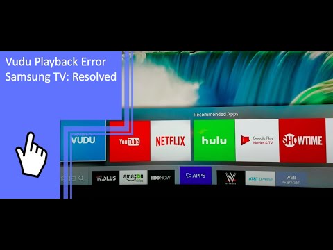 Vudu Playback Error Samsung TV: Resolved - YouTube