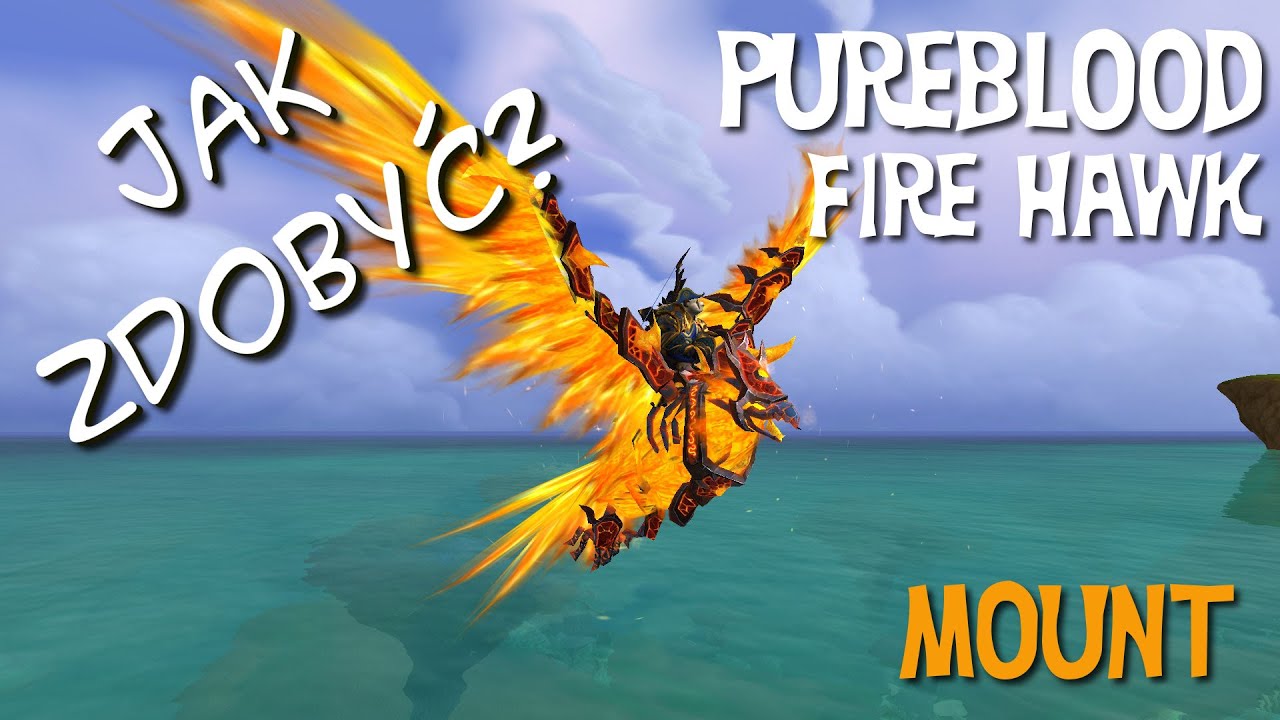 Jak zdobyć - Pureblood Fire Hawk mount (World of Warcraft) - YouTube