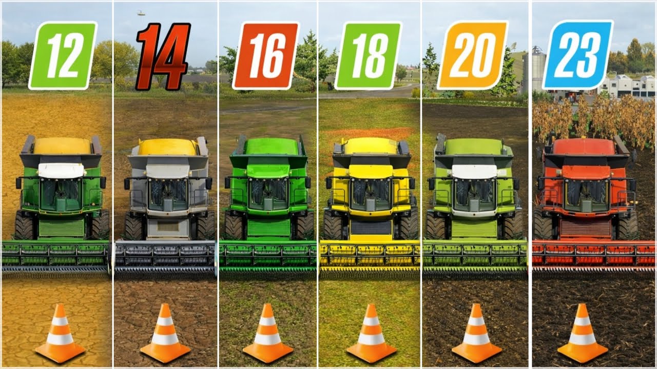 FS 12 VS FS 14 VS FS 16 VS FS 18 VS FS 20 VS FS 23 Harvesting ...
