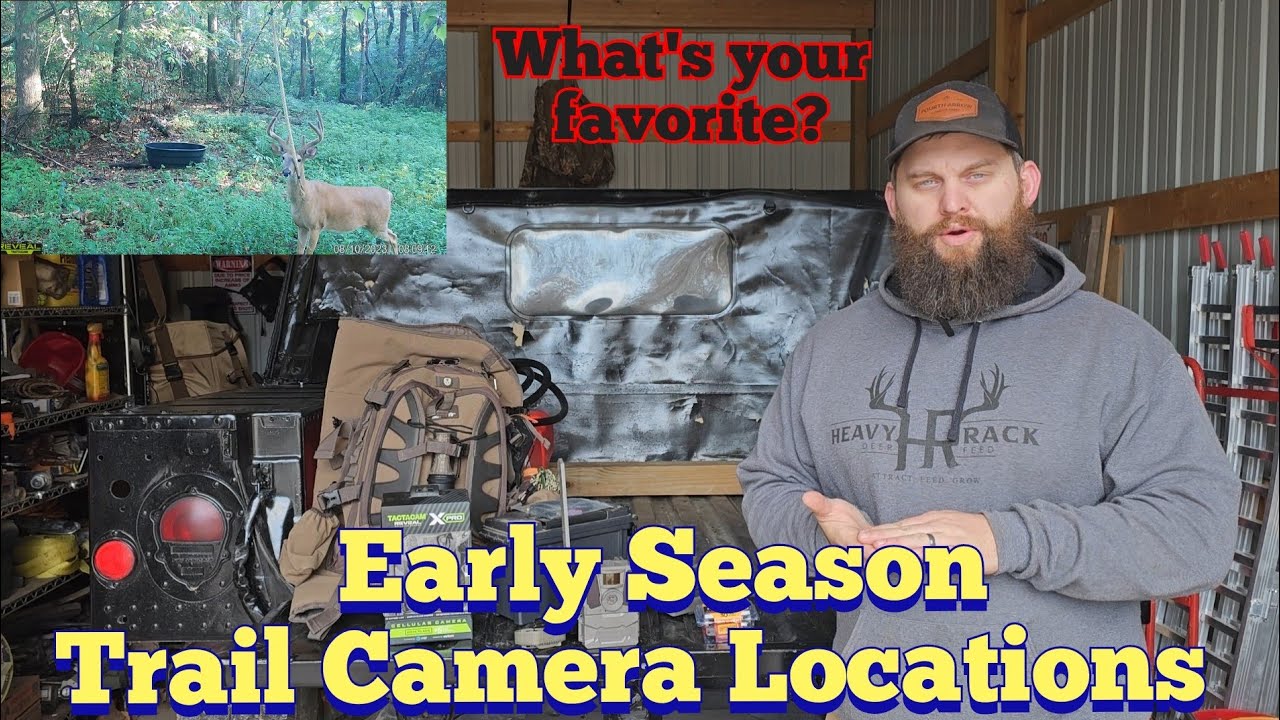 Trail Camera Location Early Season | KOAM Outdoors Trail Cameras - YouTube