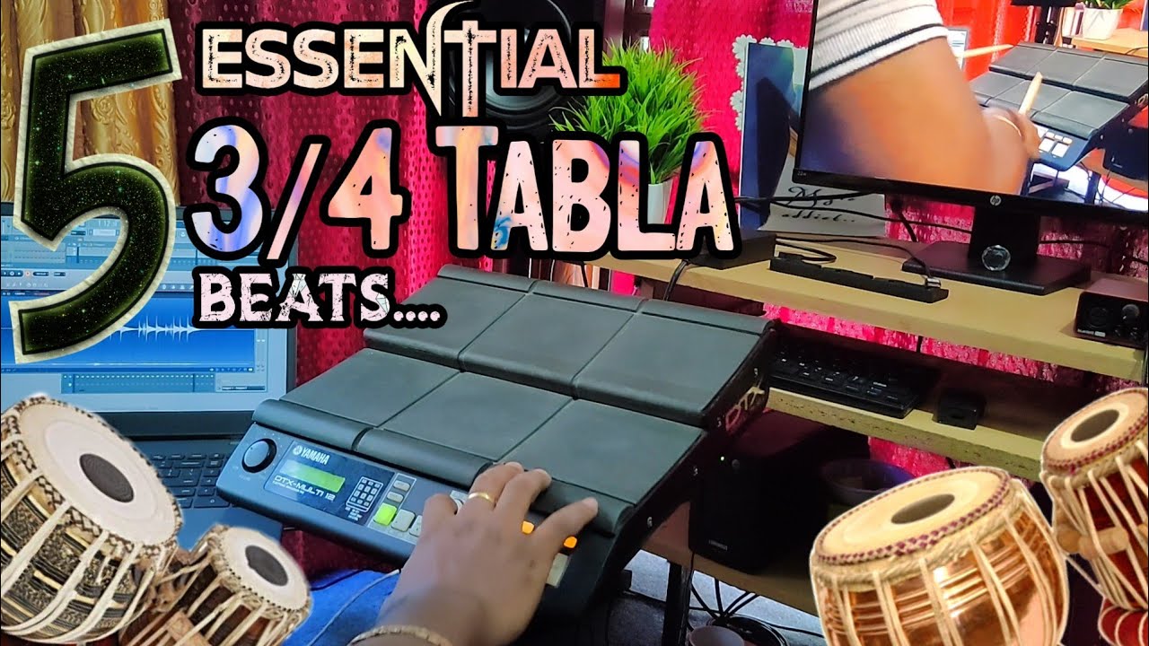 5 ESSENTIAL 3/4 Tabla Beats 2021 | yamaha dtx multi 12 | part 15 ...