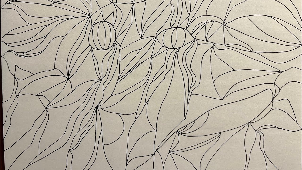 A stop motion of my abstract art and poem that I decided to pair ...