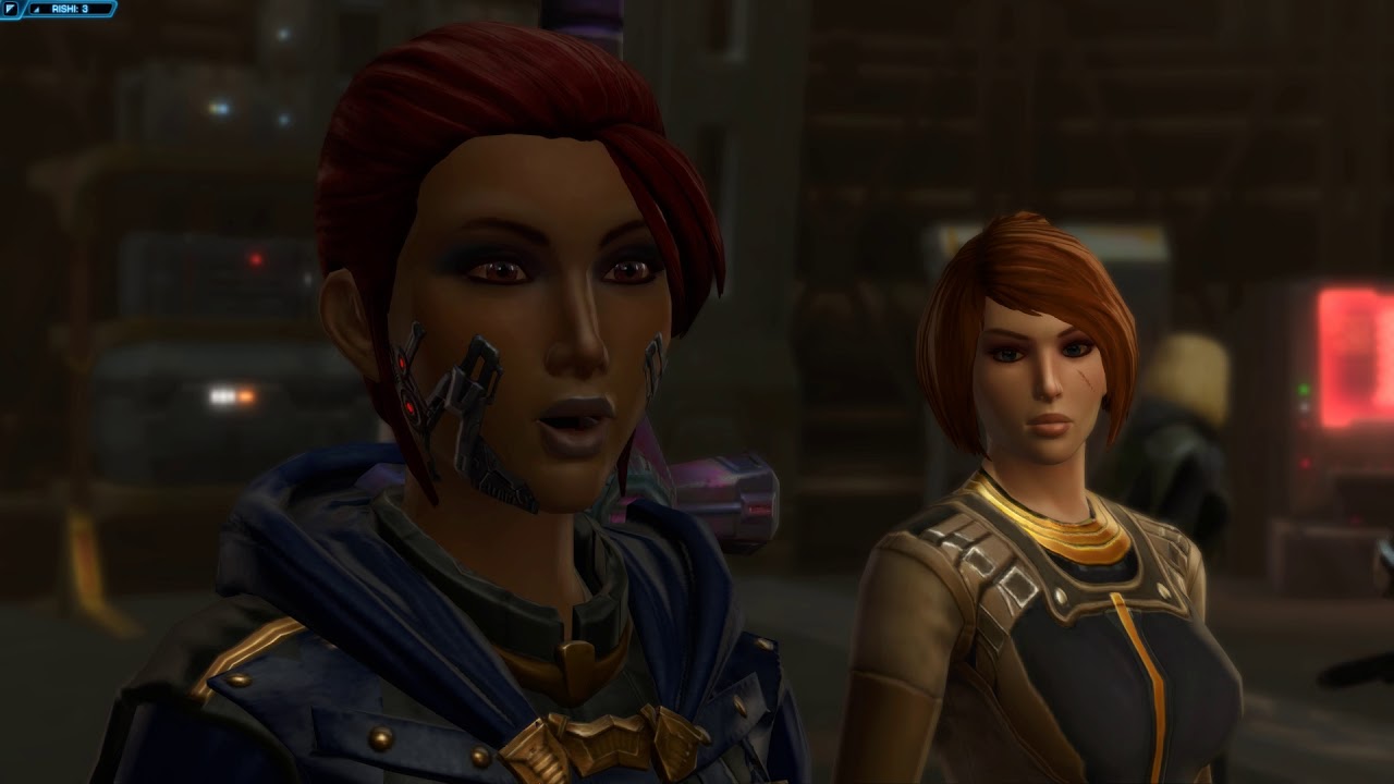 SWTOR Jedi Knight Part 240 - Truce & Kiss Lana Beniko with Satele Shan ...