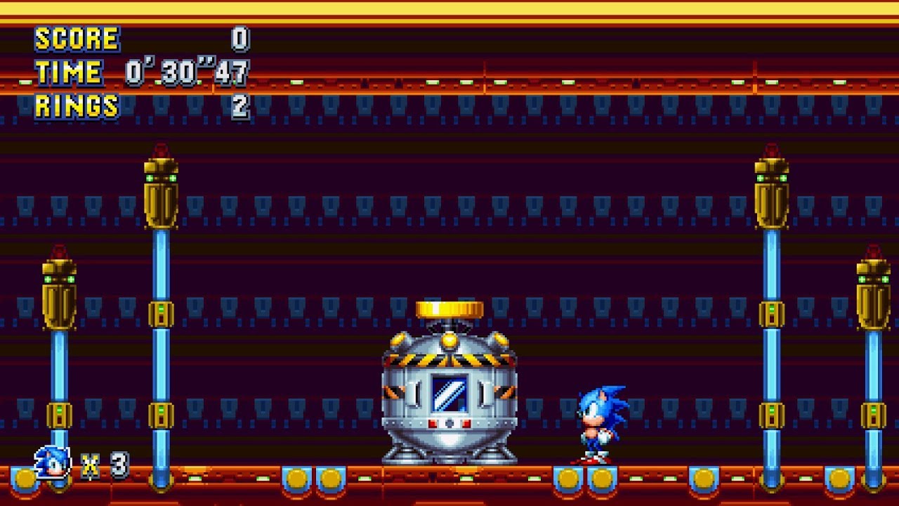 Sonic Mania - Titanic Monarch Act.2 Unused Capsule - YouTube