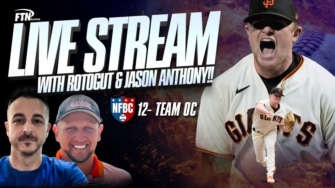 LIVE Fantasy Baseball NFBC 12-Team OC Draft | Fantasy Baseball Draft ...