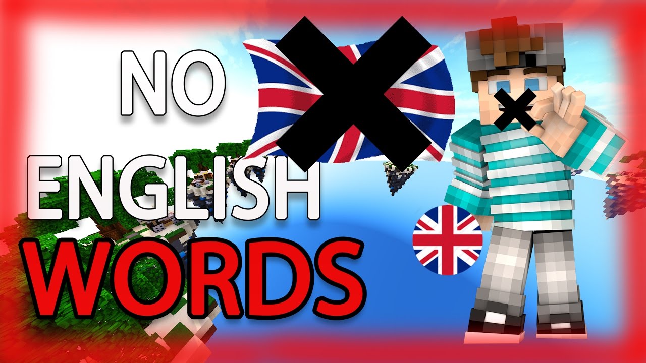 NO ENGLISH WORDS CHALLENGE GEGEN FISCHERGOTT - iSebii - YouTube
