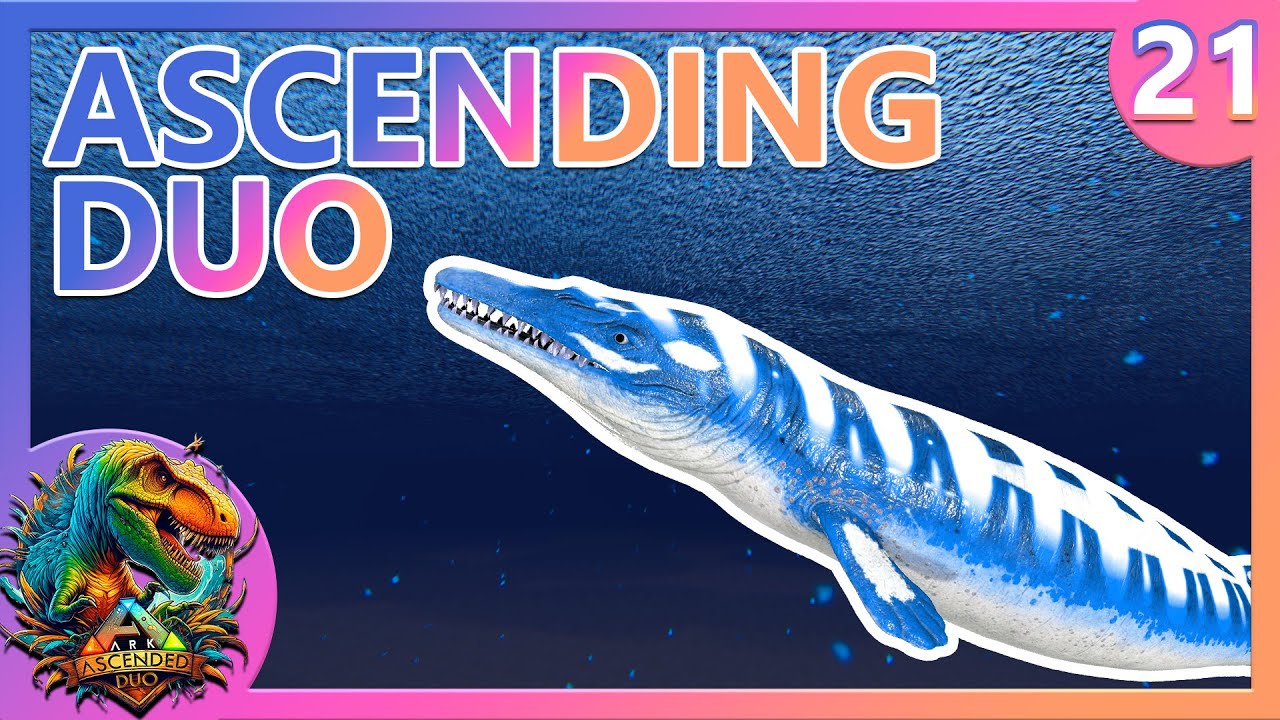 ARK Ascending DUO 🦖 #21 Cómo tamear BASILOSAURUS fácil !!! #ARK # ...
