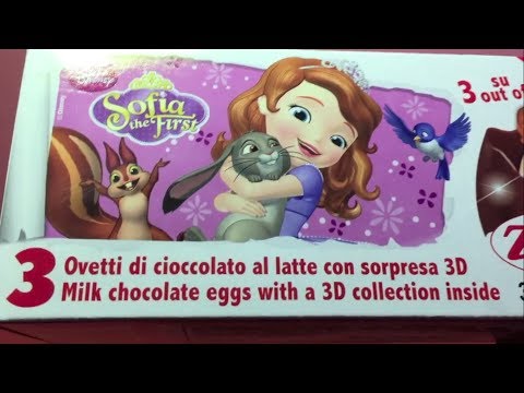 Sofia The First Surprise Eggs Zaini Disney Princess with Piglet Rabbit Kanga Roo