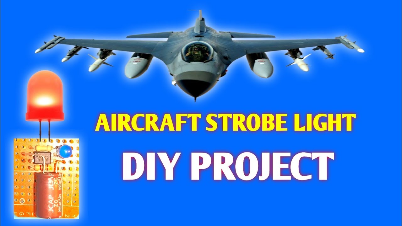 DIY Aircraft Strobe Light | Easy & Stunning Electronics Project - YouTube
